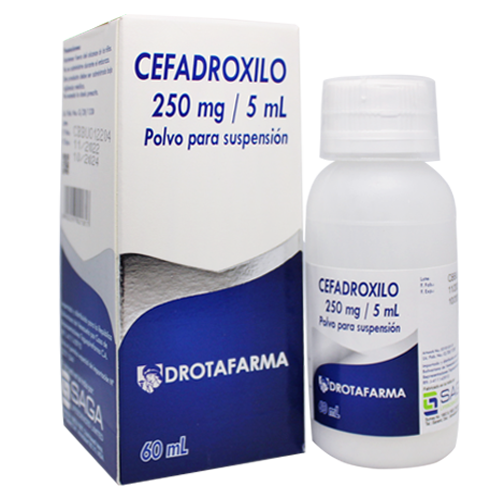 Cefadroxilo 250 mg / 5 mL - Drotafarma