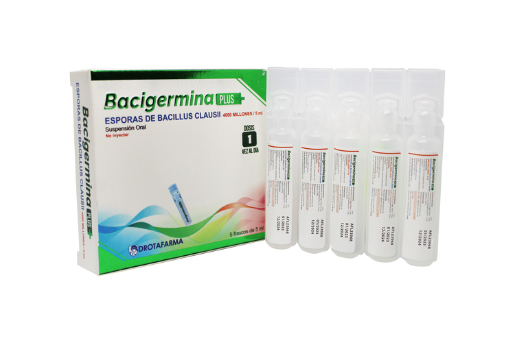BACIGERMINA PLUS 4000 m / 5 ml x 5 Amp - Drotafarma