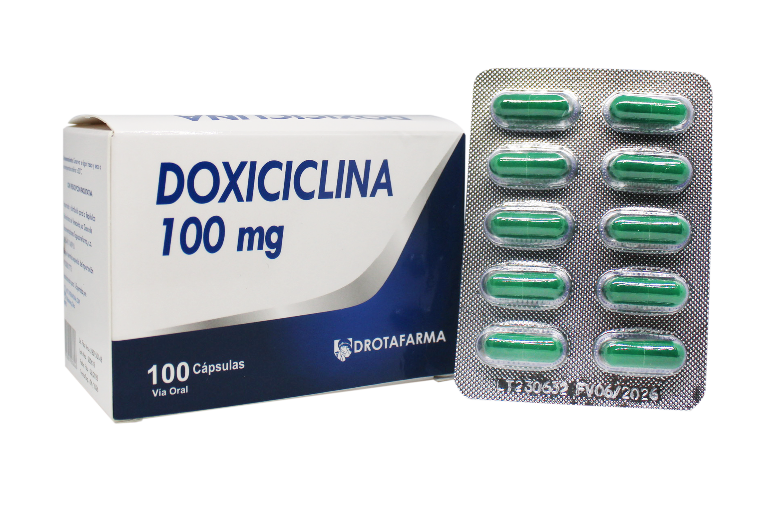 Doxiciclina 100 mg - Drotafarma