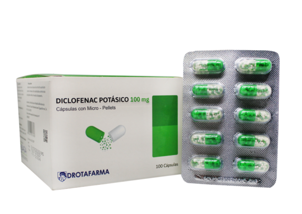 Diclofenac Potásico 100 mg L.P - Drotafarma