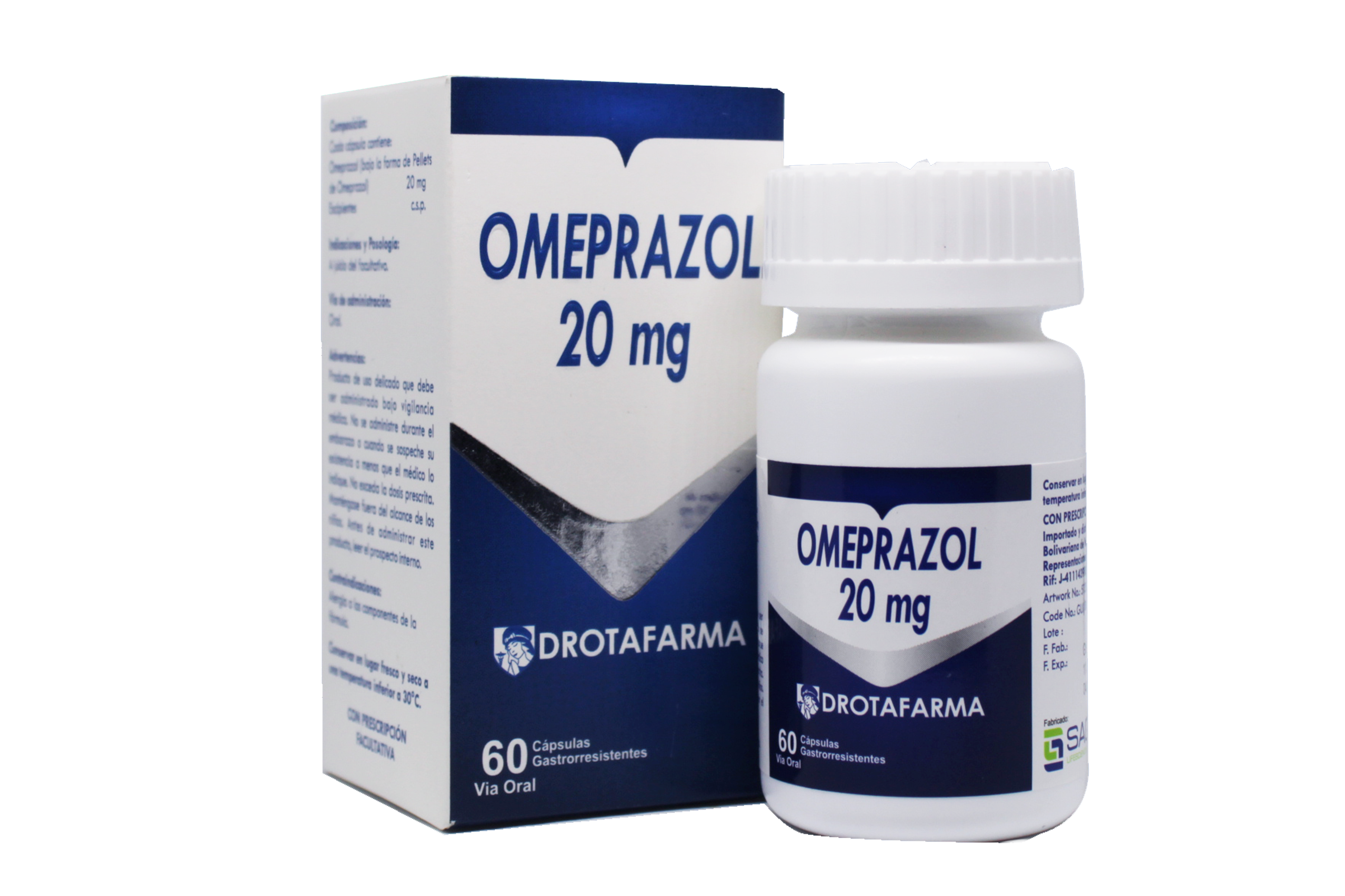 Omeprazol 20 mg - Drotafarma